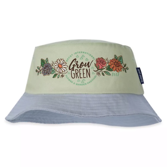 Disney | Accessories | Disney Epcot Flower And Garden Bucket Hat 222 ...